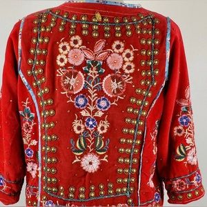 Ruby Yaya | Jackets & Coats | Nwt Ruby Yaya Red Velvet Multicolor ...